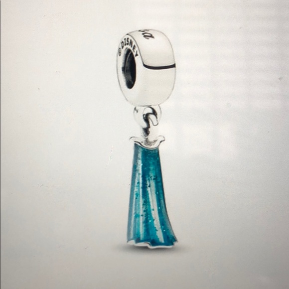 Pandora | Jewelry | Pandora Disney Elsas Dress Charm | Poshmark
